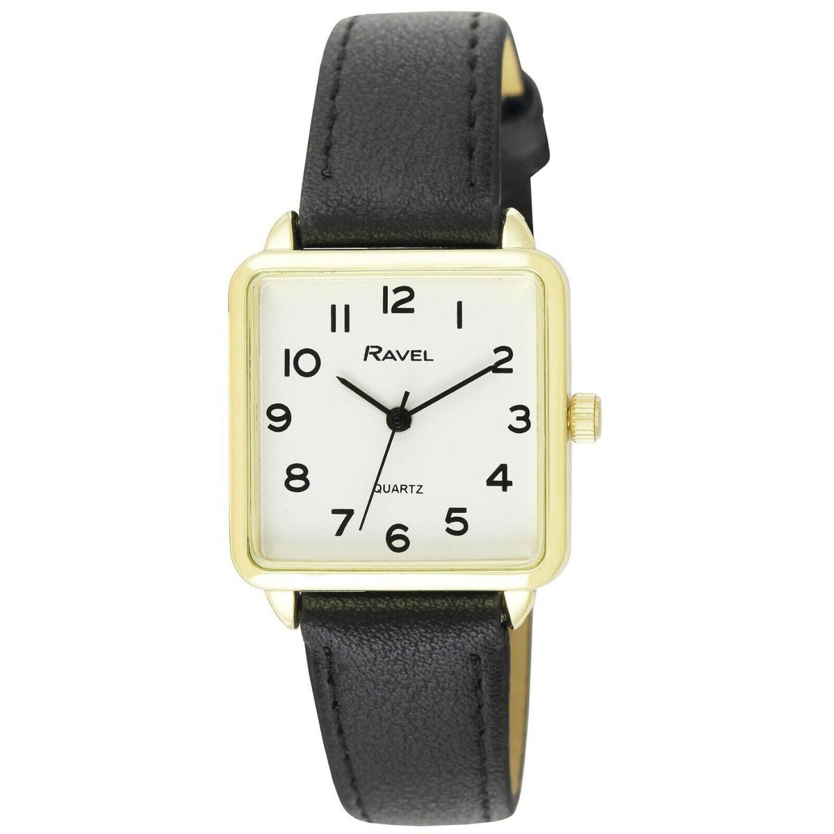Ravel R0139 Ladies Rectangular Case Wrist PU Strap Watch – Aress